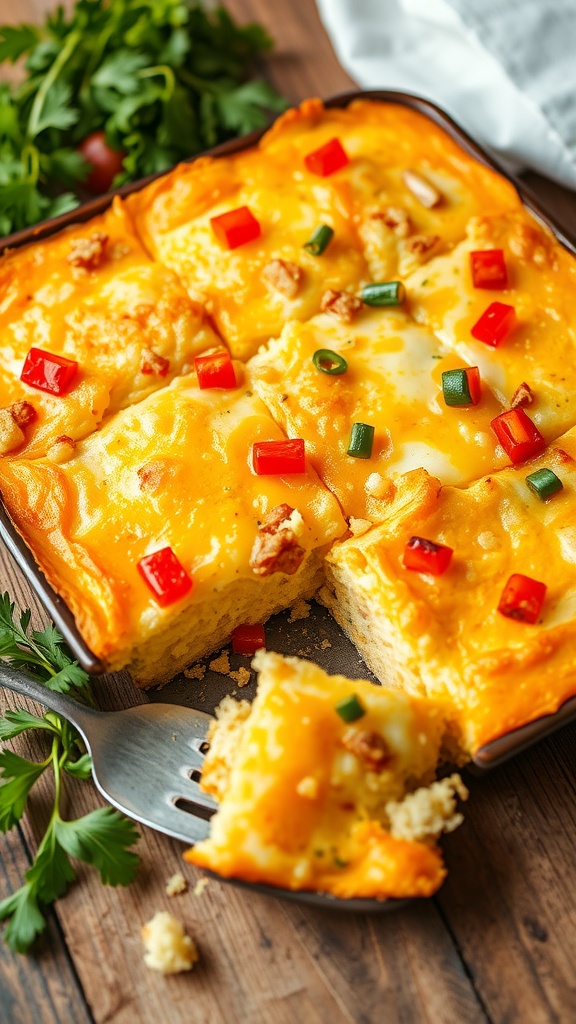 Savory Egg Bake with Hash Browns Recipe