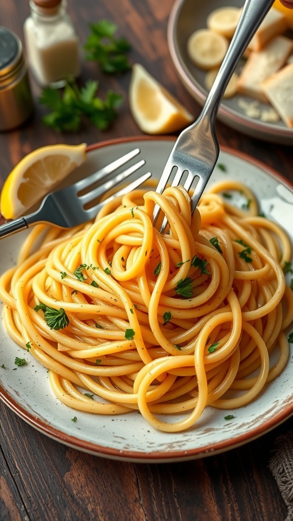 Garlic Butter Spaghetti Recipe