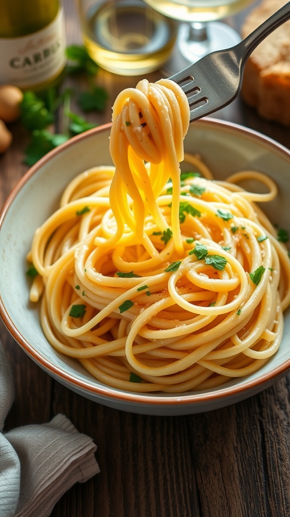 Creamy One-Pot Garlic Parmesan Pasta