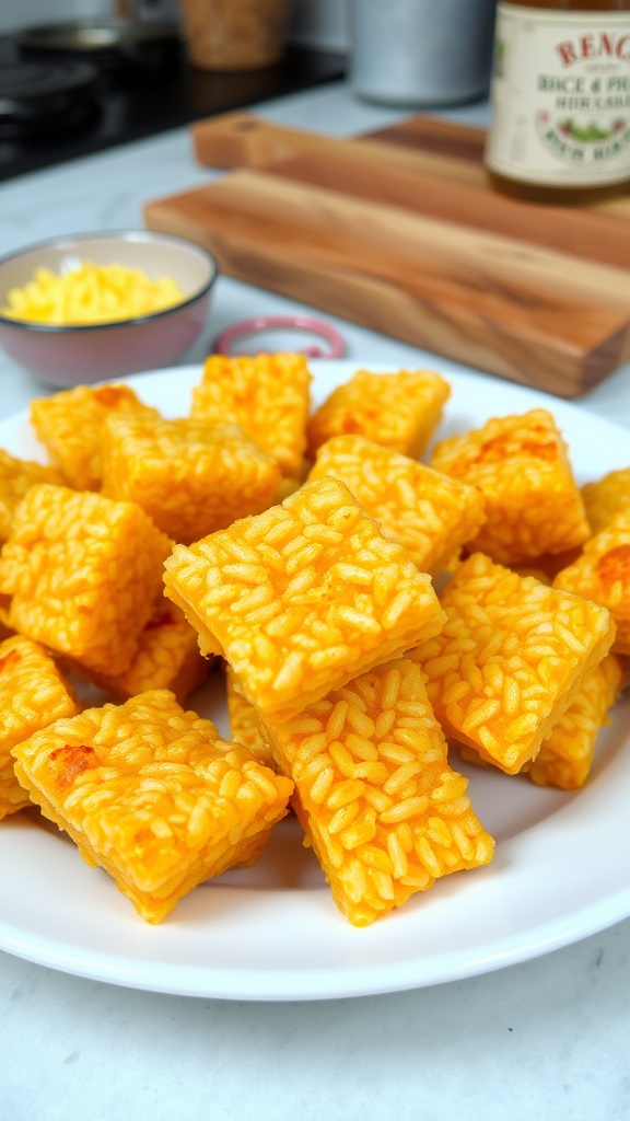 Crispy Cheese Rice Treats Recipe