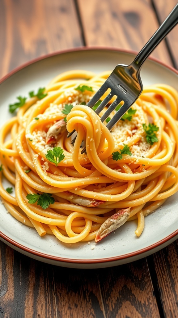 Creamy Garlic Parmesan Pasta