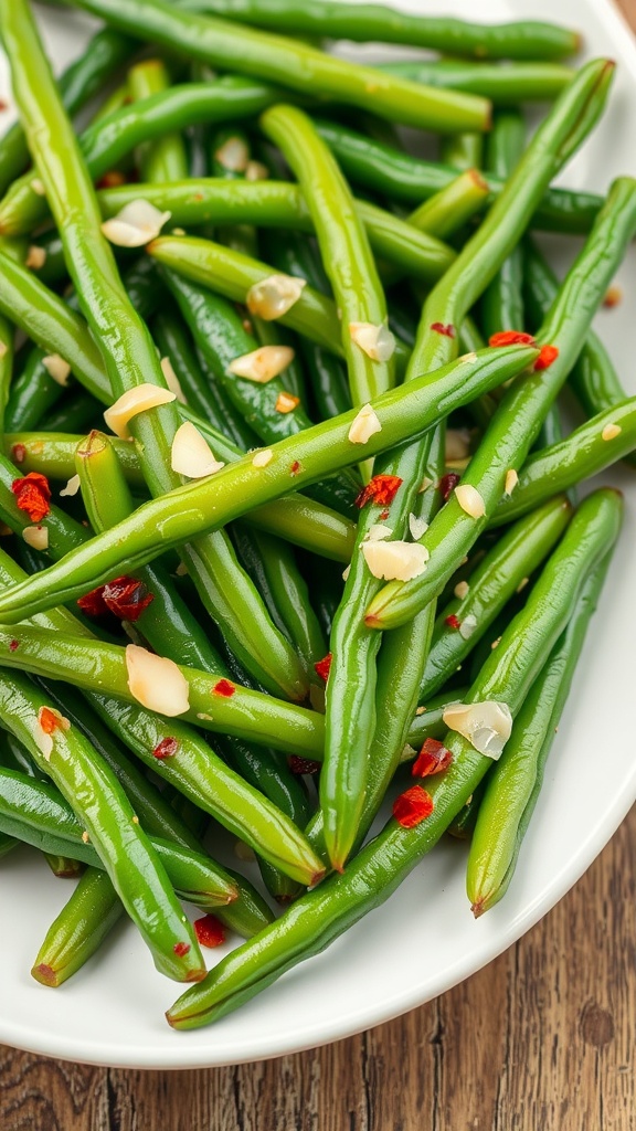 Savory Garlic Sauteed Green Beans Recipe