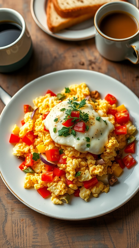 Savory Three-Egg Breakfast Scramble