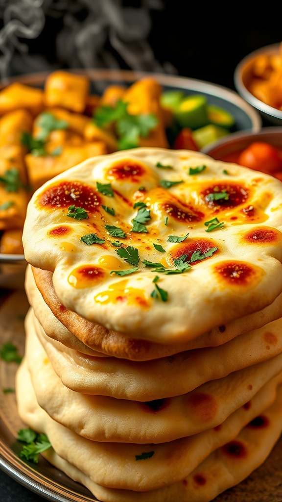 Garlic Butter Naan Recipe