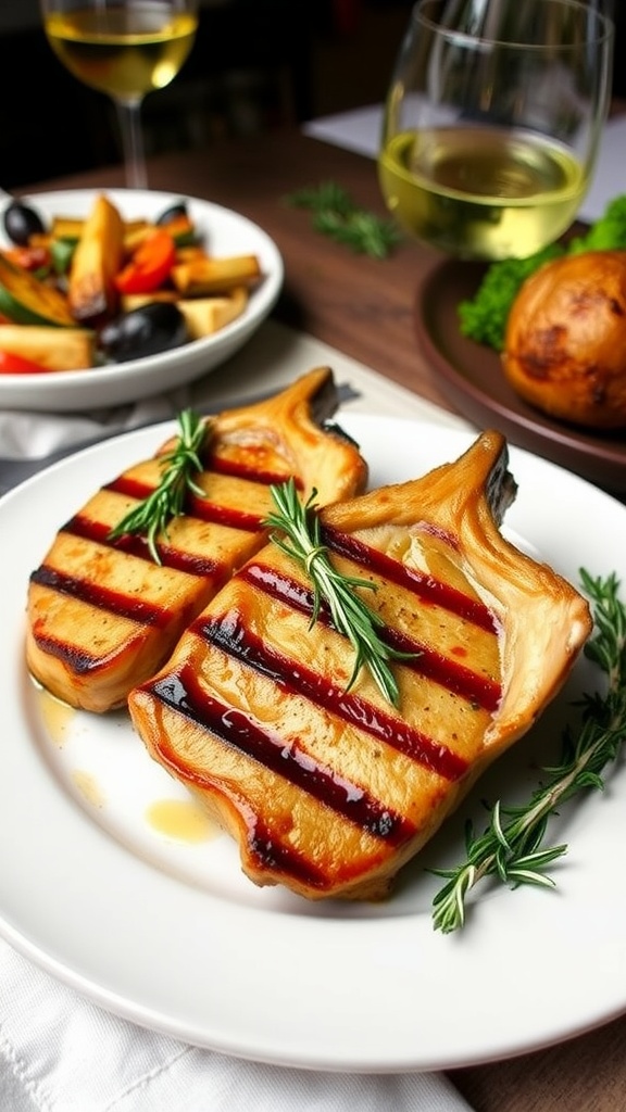 Savory Garlic Herb Pork Chops Recipe