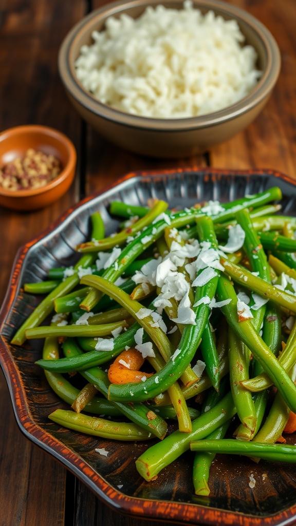 Stir-Fried Green Beans Poriyal Recipe