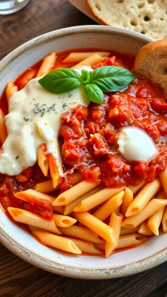 Slow Cooker Two-Sauce Pasta Recipe