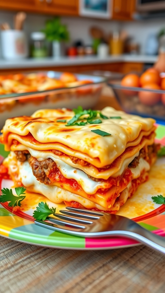 Cheesy Kids' Lasagna Recipe