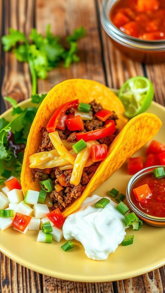 Delicious Taco Zipper Pouch Recipe