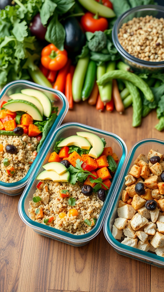 Healthy Lunch Meal Prep for 3 Days