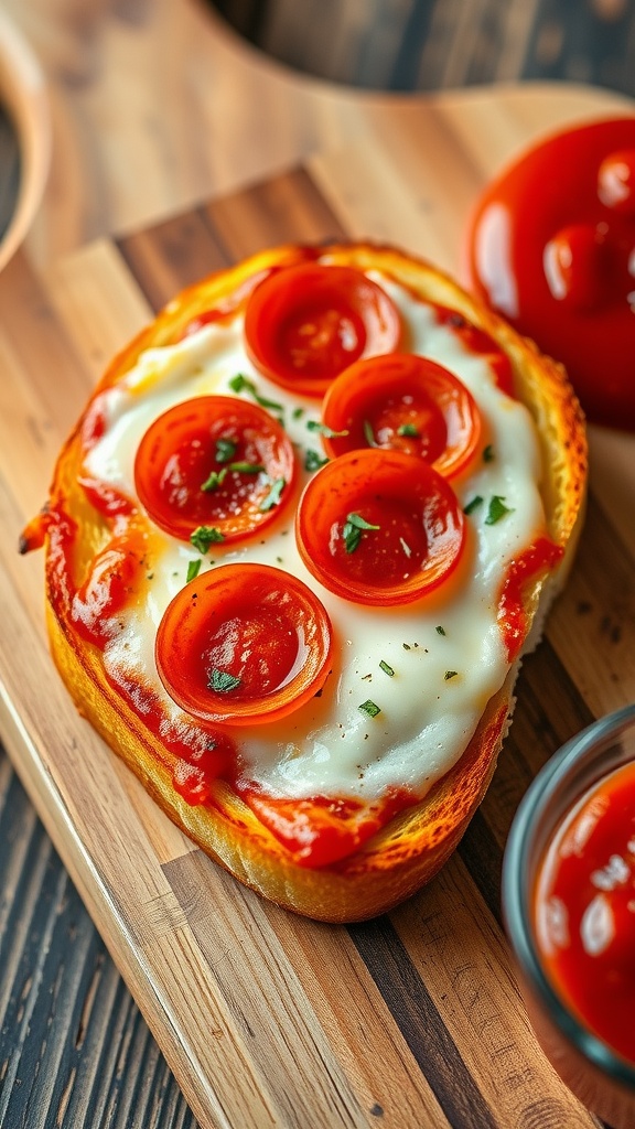 Cheesy Pizza Toast Recipe