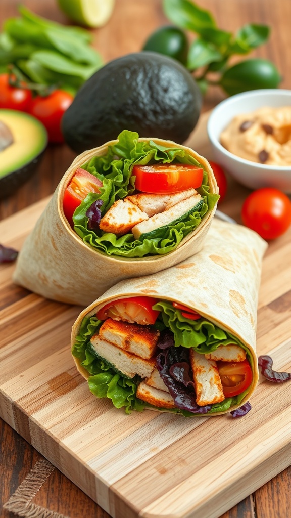 Fresh and Flavorful Lunch Wraps Recipe