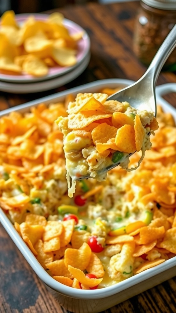 Cheesy 8x8 Chicken Casserole Recipe