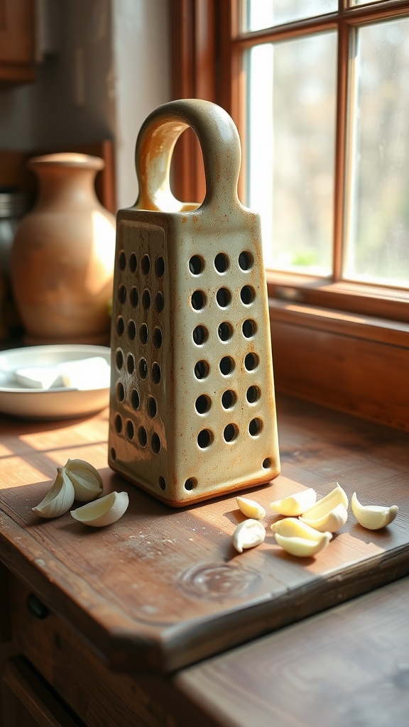 Handcrafted Garlic Grater Pottery