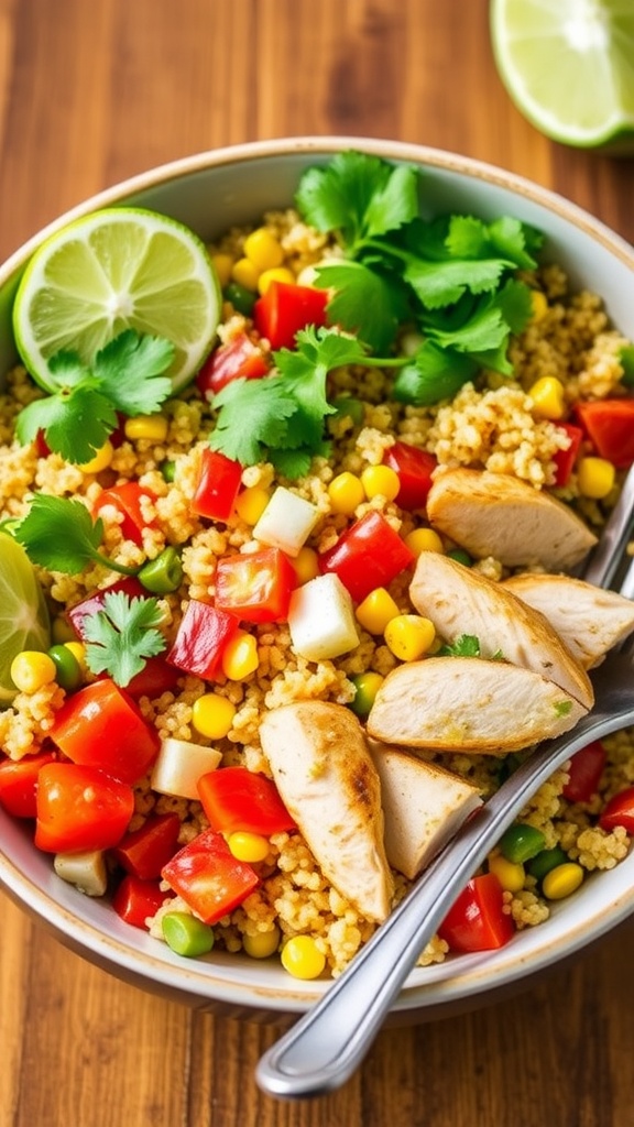 High-Protein Quinoa Salad for Lunch