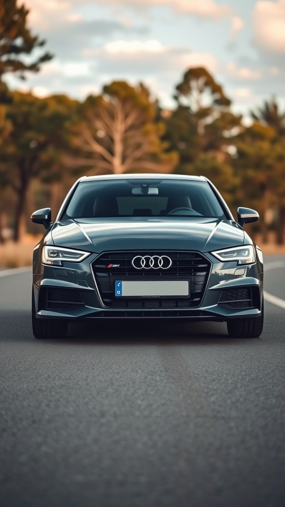 Custom Black Grille for Audi A3 8P