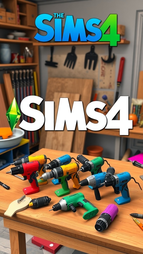 Realistic Drills CC for Sims 4