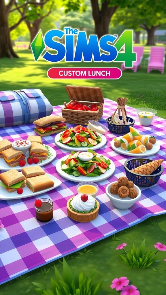 Sims 4 Custom Lunch Food Packs