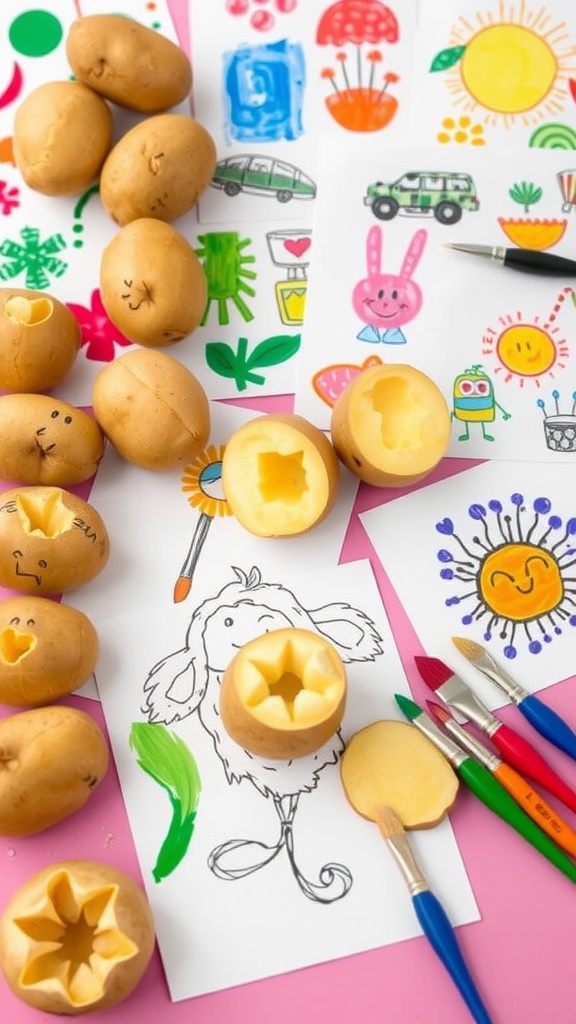Creative Potato 2D Art Ideas