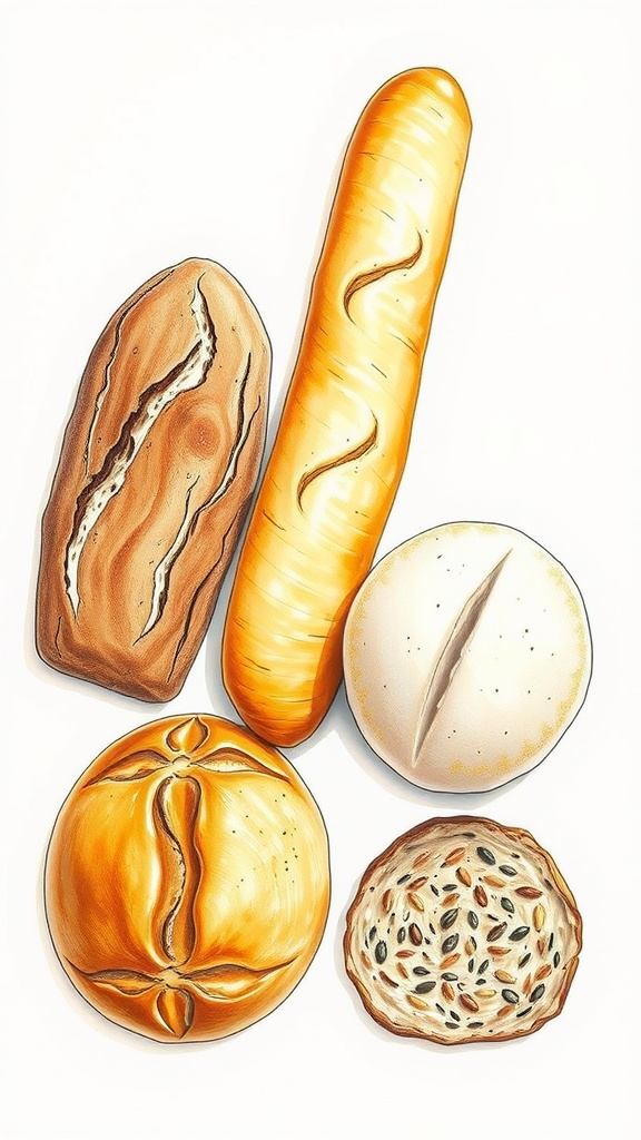 Artistic Bread Drawings: A Creative Exploration