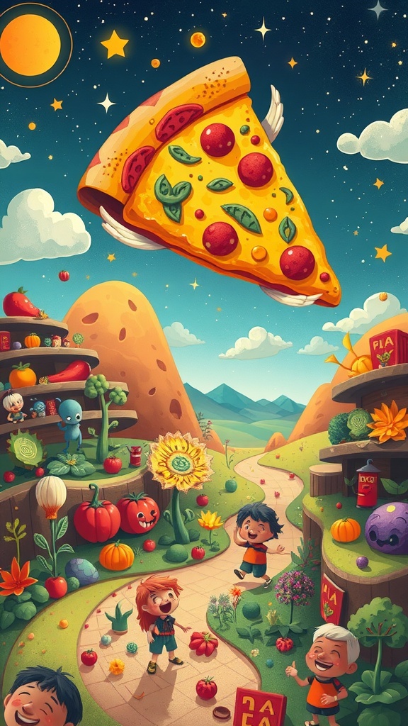 Deliciously Fake Pizza Stories: A Slice of Imagination