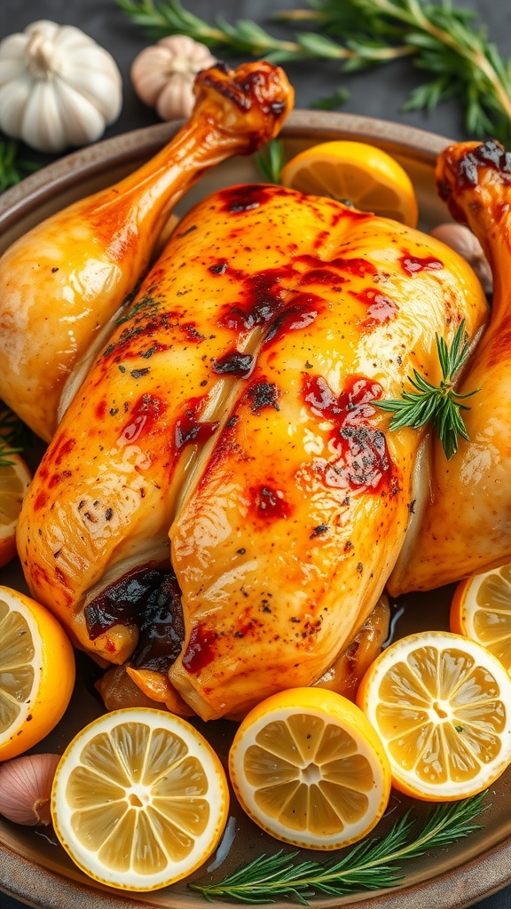 Garlic Roasted Chicken Recipe