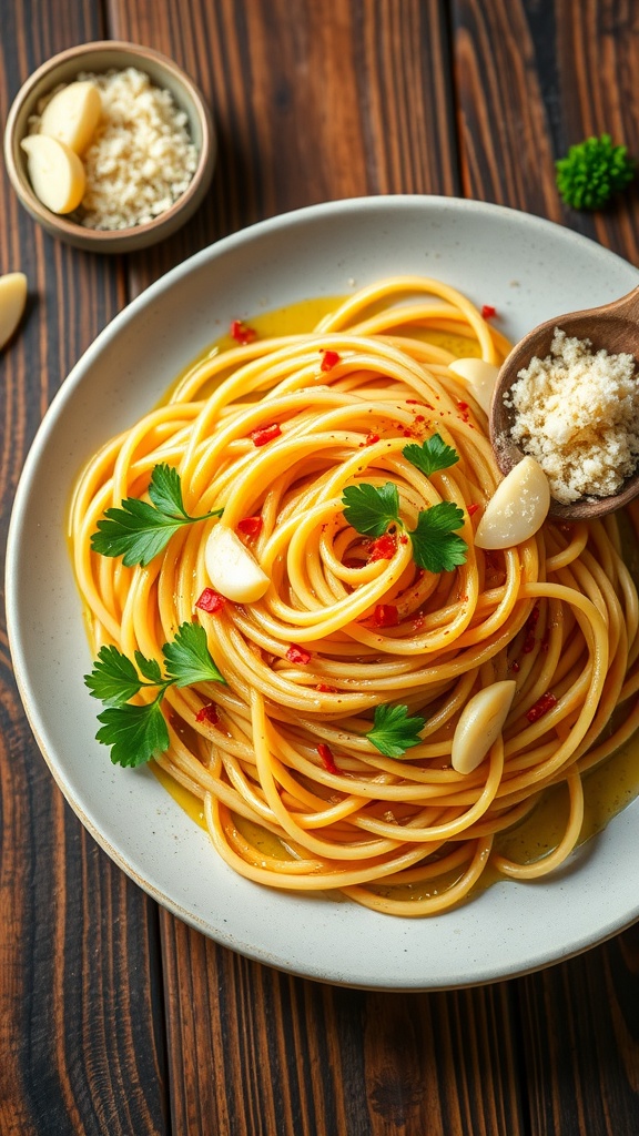 Simple and Flavorful Garlic Oil Pasta Recipe