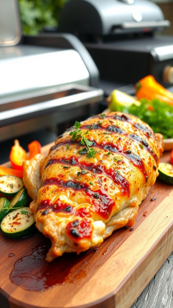 Perfect Grilled Chicken with Crispy Texture