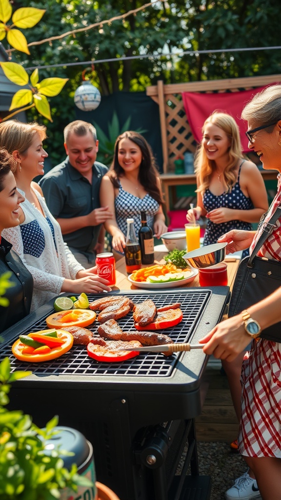 Summer Grilling Party with Friends