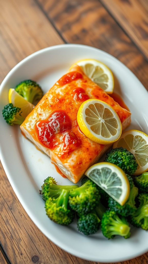 Optavia 5&1 Lean and Green Salmon Recipe