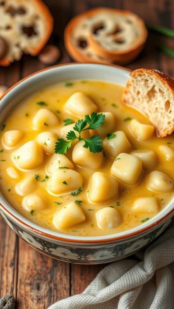 Creamy Potato Gnocchi Soup Recipe