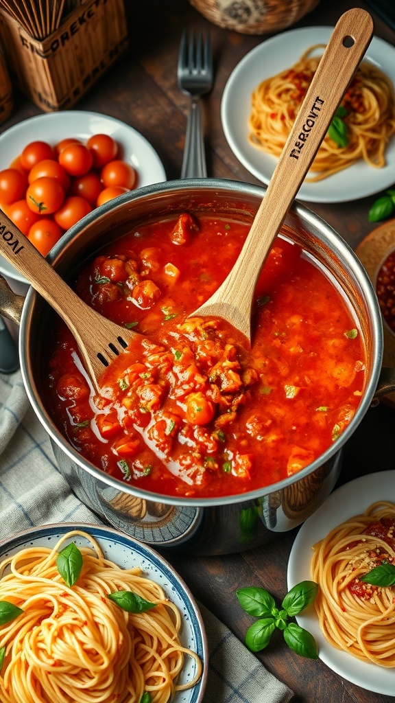 Large Batch Spaghetti Sauce Recipe for 60 People