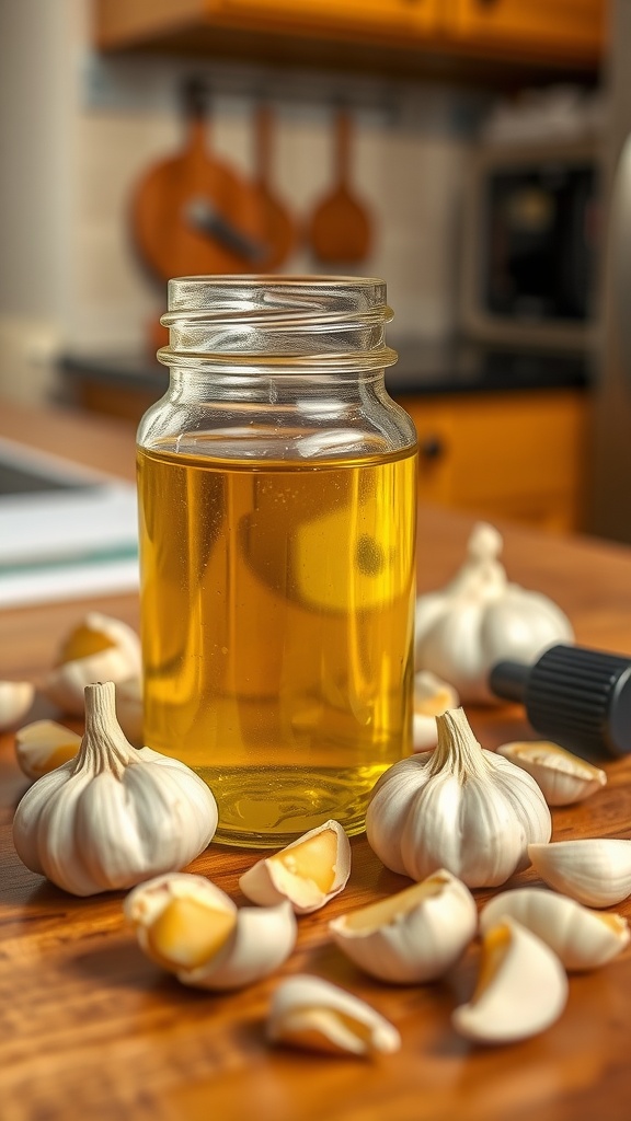 Natural Garlic Oil Remedy for Earache Relief
