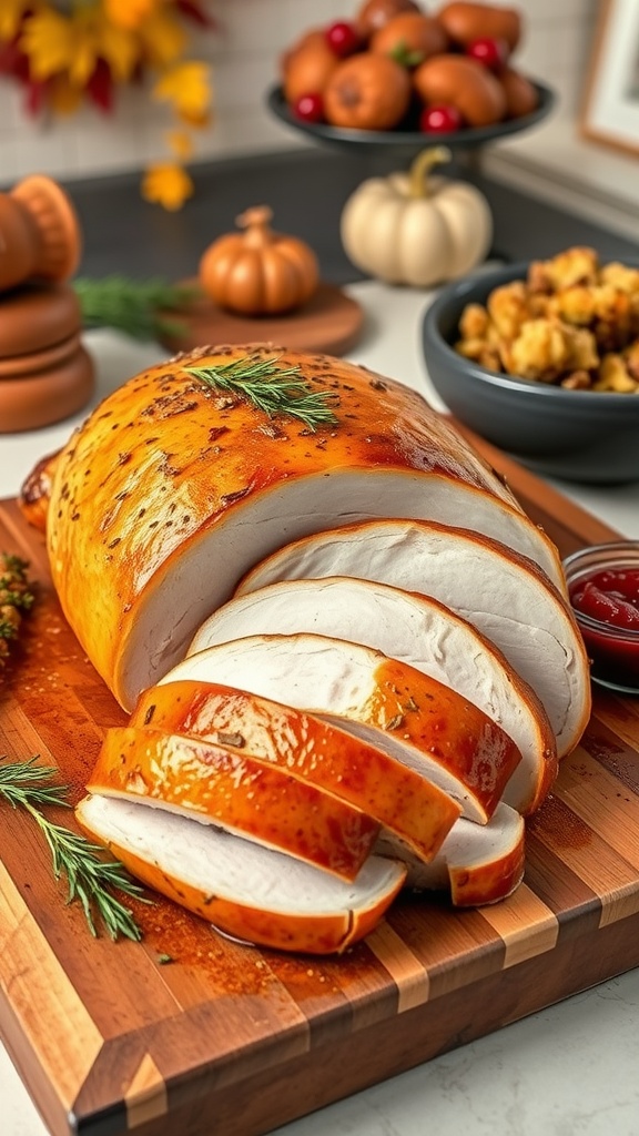 Perfectly Roasted 5 Pound Turkey Breast Recipe