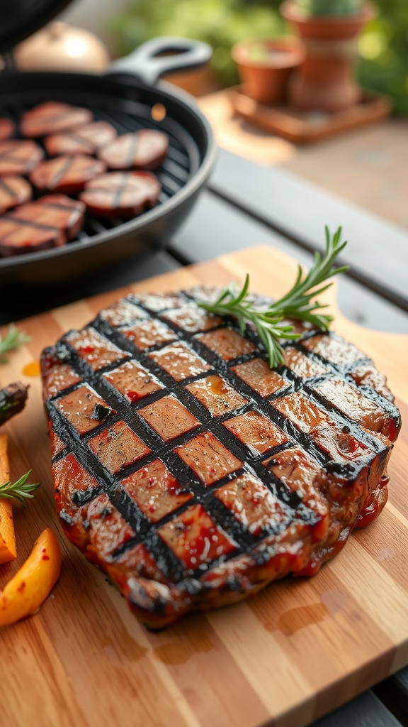 Perfectly Grilled 2-Inch Steak Recipe