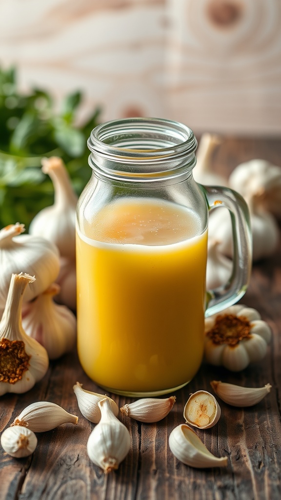 Homemade Garlic Juice Recipe