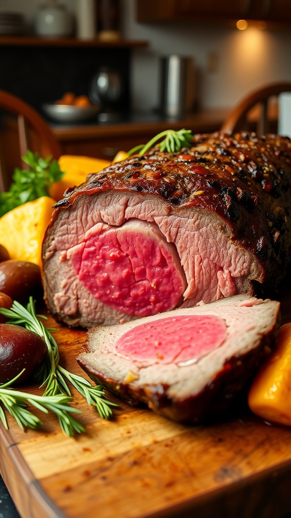Perfectly Roasted 5 Pound Beef Tenderloin