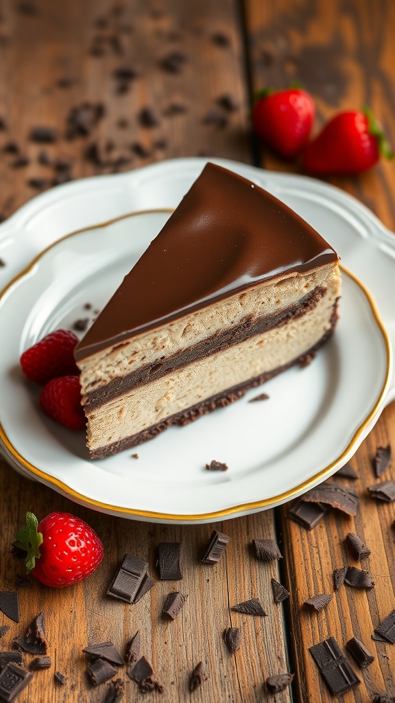 Decadent 9-Inch Chocolate Cheesecake Recipe