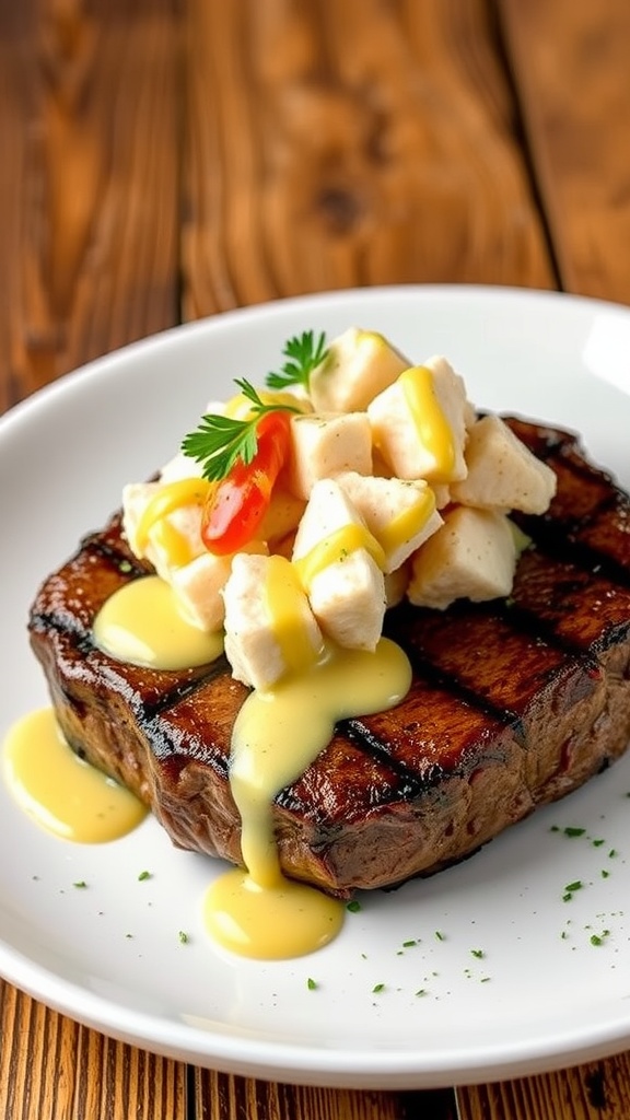 Steak Oscar with Creamy Béarnaise Sauce Recipe