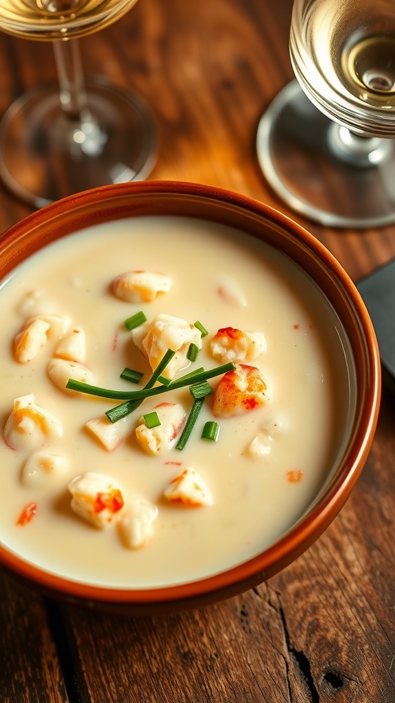 Rich and Creamy Lobster Bisque for 2