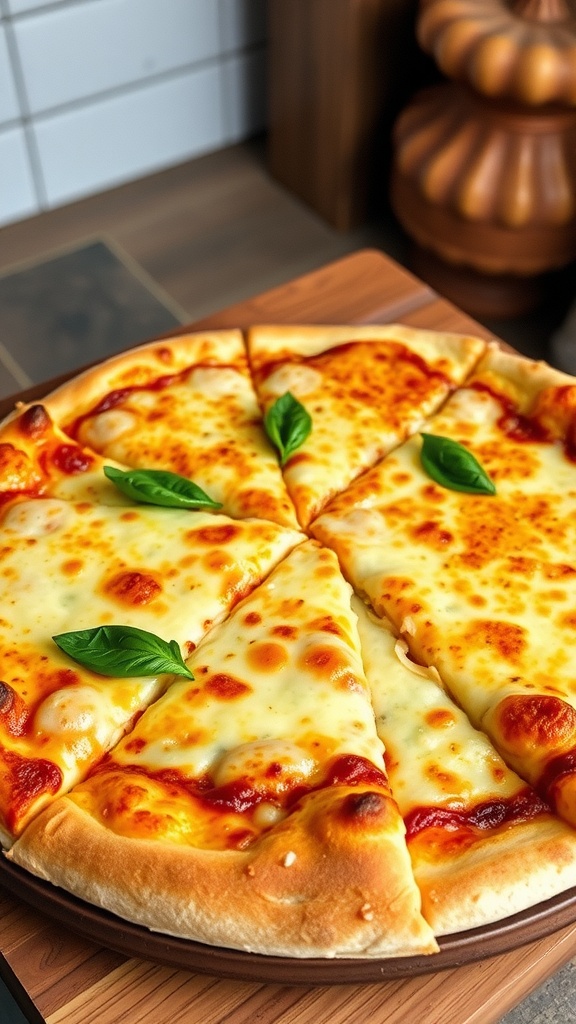 Gourmet Six Cheese Pizza Recipe