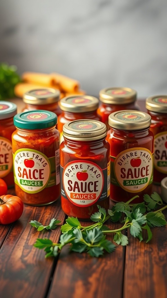 Creative Sauce Jar Packaging Design