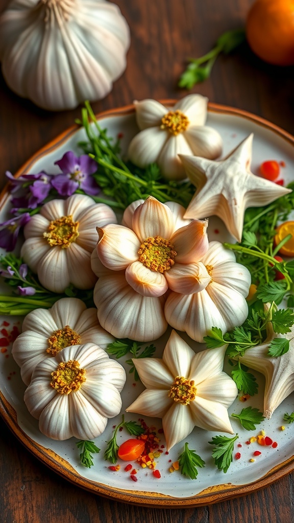 Creative Garlic 3D Art Recipe