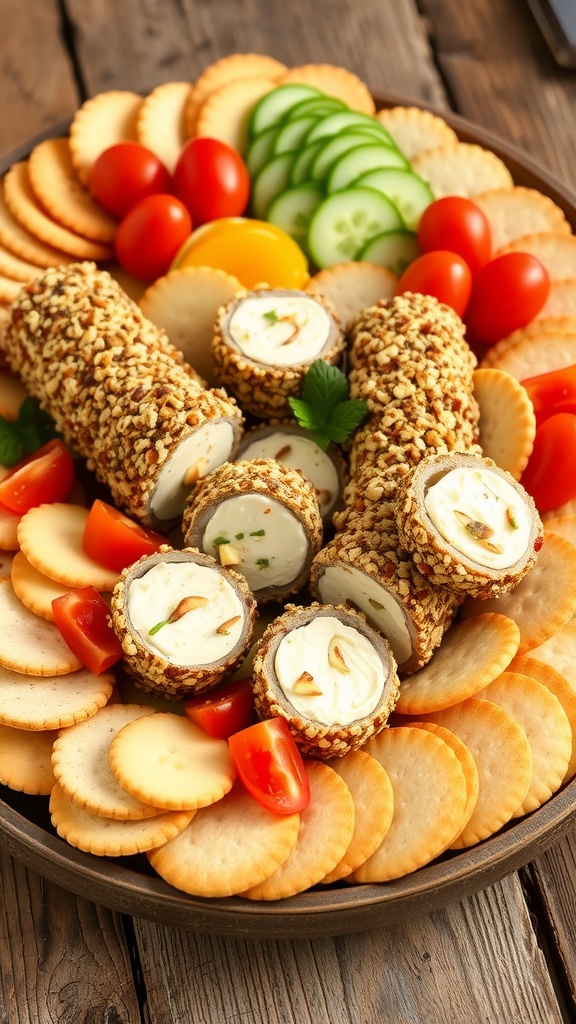 Delicious Cheese Logs Appetizers Recipe