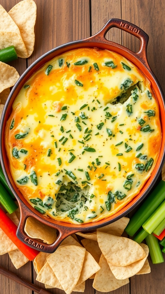 Montana Four Cheese Spinach Dip