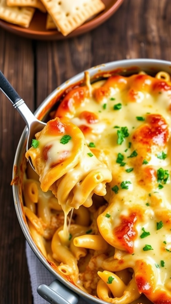 Creamy Four-Cheese Pasta Bake Recipe