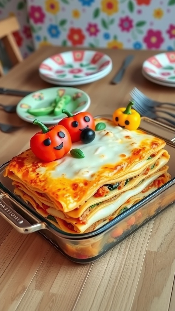 Cute Kawaii Lasagna Recipe