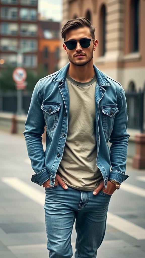 Stylish Sandwich Method Outfit Ideas for Men