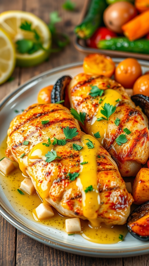 Easy Two-Pan Lemon Garlic Chicken Recipe