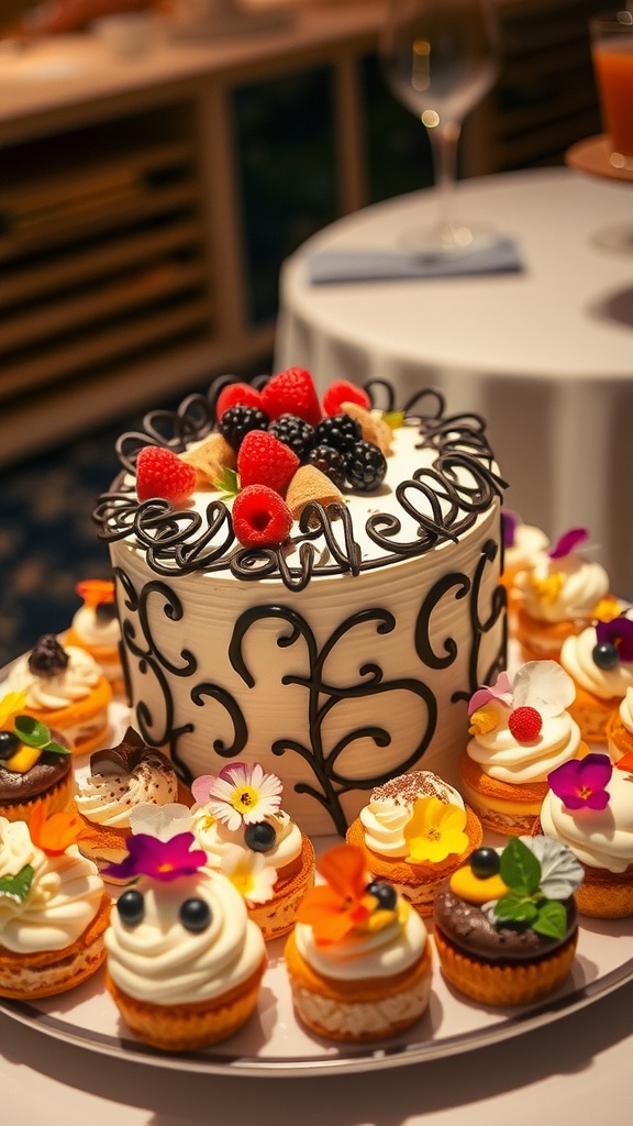 Elegant Dessert Decoration Techniques